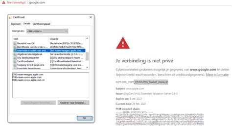 windows getting wrong certificate when browsing to websites super