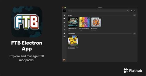 Install Ftb Electron App On Linux Flathub