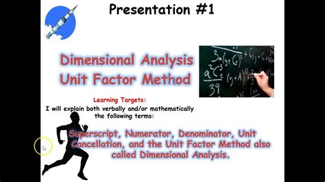 1] dimensional analysis [ 1]