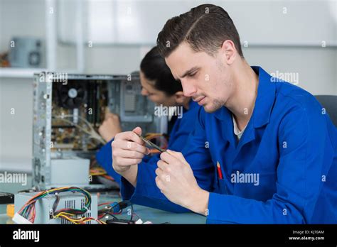 Fixing The CPU Stock Photo Alamy
