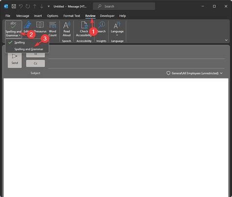 How To Turn On Spell Check In Outlook