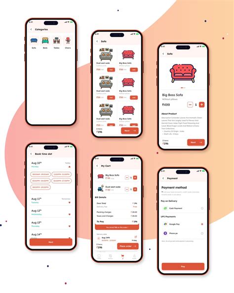 Furniture App Flutter UI Kit Code Market