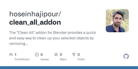 GitHub Hoseinhajipour Clean All Addon The Clean All Addon For Blender Provides A Quick And