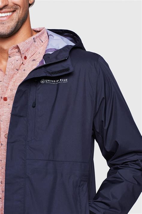 Mens Recycled Rain Shell United By Blue