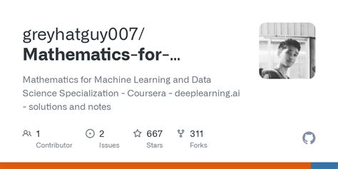 Mathematics For Machine Learning And Data Science Specialization
