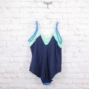 Ll Bean Swim Ll Bean New Currents Swimwear Scoopneck Tanksuit