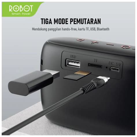 Speaker Bluetooth Robot Rb110 Topsell Indonesia