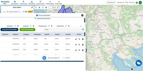 Online GIS Data Map Viewers And Table Visualizations MAPOG