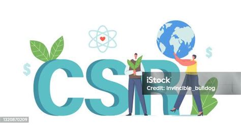 Csr 기업의 사회적 책임 지구 글로브와 비즈니스 여성 캐릭터 식물과 사업가 에코 모델 결심에 대한 스톡 벡터 아트 및 기타
