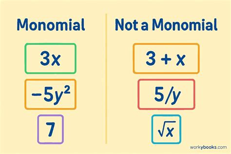Monomials Definition Examples Quiz Faq Trivia