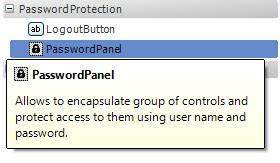 Protecting HMI With A Password FabImage