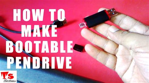 How To Make Bootable Pendrive Youtube