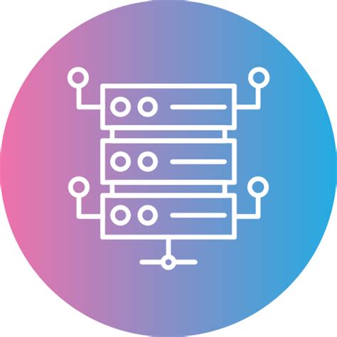 Database Generic Gradient Fill Icon