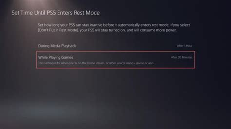 How To Put Your Ps5 In Rest Mode