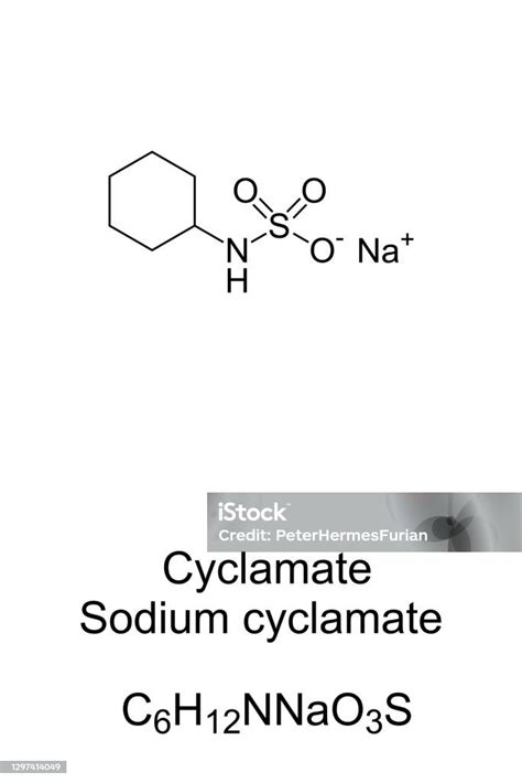 Cyclamate Sodium Cyclamate Chemical Formula And Skeletal Structure