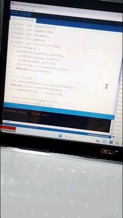Vishal Chaubey On Linkedin Laser Security Alarm System With Help Of Arduino Uno Board