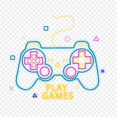 Game Text Effect Vector Design Images Neon Game Effect With Text Play Games 1 Neon Game
