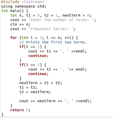 Secuencia De Fibonacci C MuyLinux