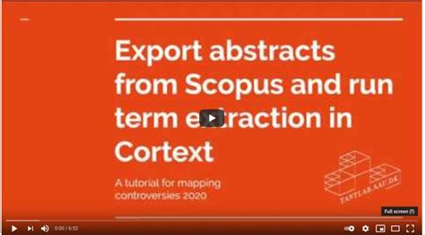 English Export Abstracts From Scopus And Run Term Extraction In