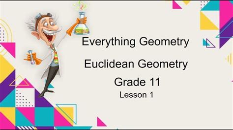 Euclidean Geometry Grade 11 Lesson 1 YouTube