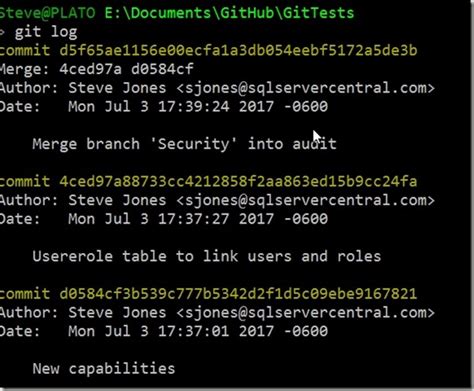 Devops Basicsgit Log Voice Of The Dba