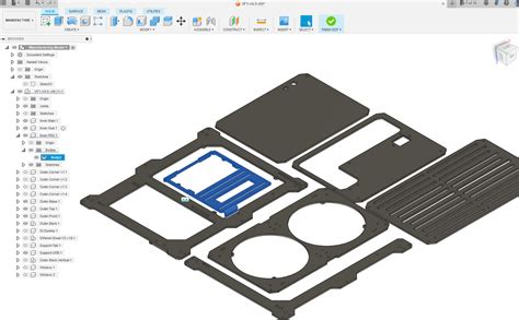 how to unfold a part for manufacture r fusion360