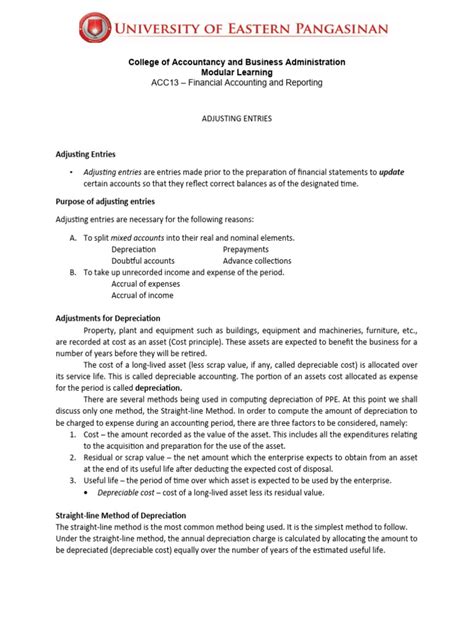 Chapter 8 Adjusting Entries Pdf