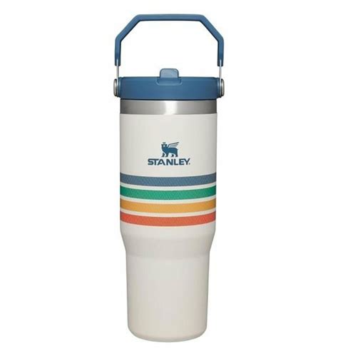 스탠리 아이스플로우 플립스트로 텀블러 크림 스트라이프 30oz 152668 티몬
