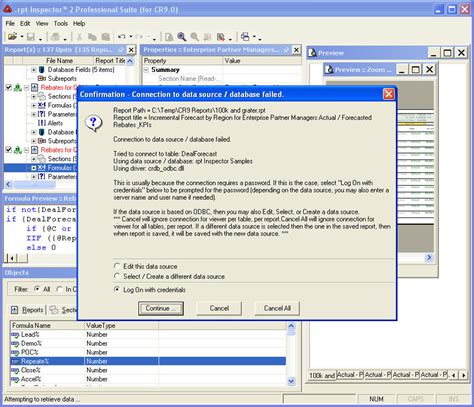 Rpt Inspector Professional Suite For Crystal Reports Software Forces