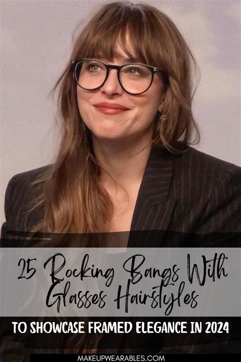 25 Bangs With Glasses Hairstyles To Showcase Framed Elegance