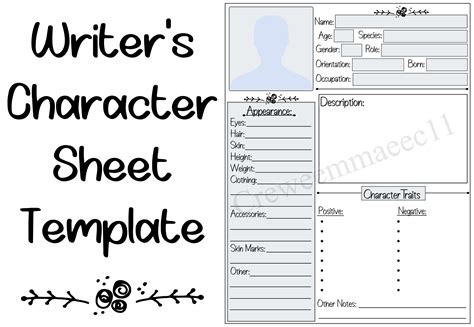 Character Sheet Templates