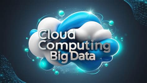 2d Illustration Of Cloud Computing Cloud Computing Big Data Concept