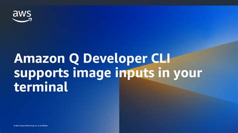Amazon Q Developer Cli Supports Image Inputs In Your Terminal Aws