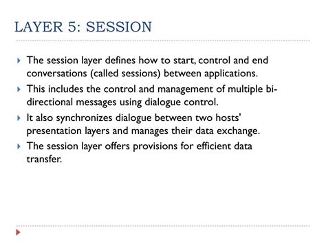 ppt session layer powerpoint presentation free download id 313468