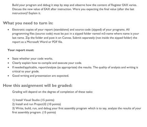I Need Help With This Assignment Please This Is In Chegg