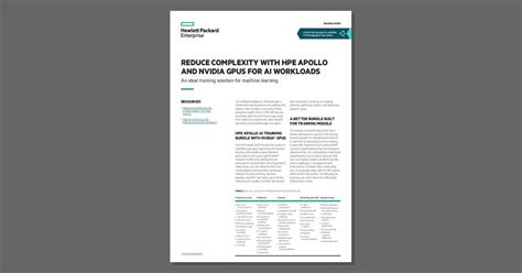 Dsi Tech On Linkedin Reduce Complexity With Hpe Apollo And Nvidia Gpus