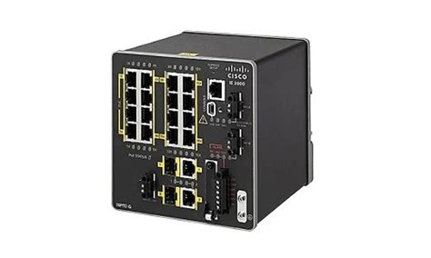 Ie 2000 16ptc G Nx Cisco Industrial Ethernet 2000 Switch 16 Fe2 Sfp Ports Enhanced Lan Base New