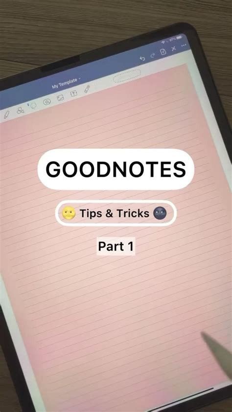 Goodnotes Tips Tricks How To Create Your Own Color Note Template Daily Planner Template