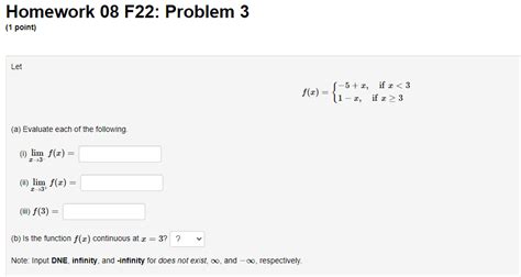 Solved Homework F Problem Point Use Interval Chegg