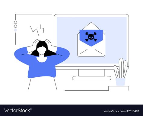 Malware Abstract Concept Royalty Free Vector Image