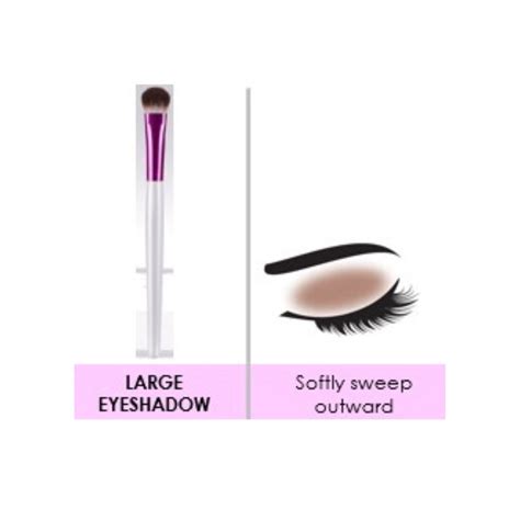 Kiss Ruby Kisses Large Eyeshadow Makeup Brush Solsiden Spa