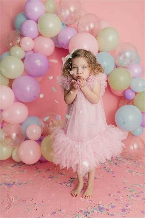 Confetti Mini Birthday Photoshoot Pretty Pink Princess Pink