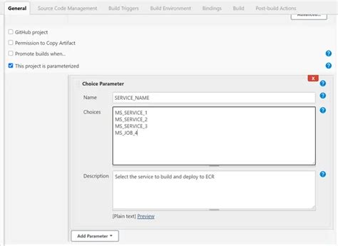 configuring jenkins using conditional steps
