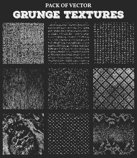 Premium Vector Dirty Grunge Abstract Frames Textures Set Background