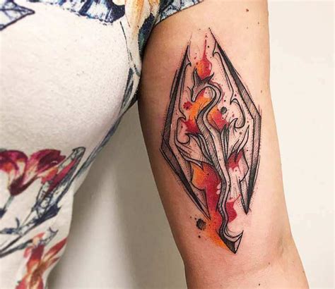 Small Skyrim Tattoos