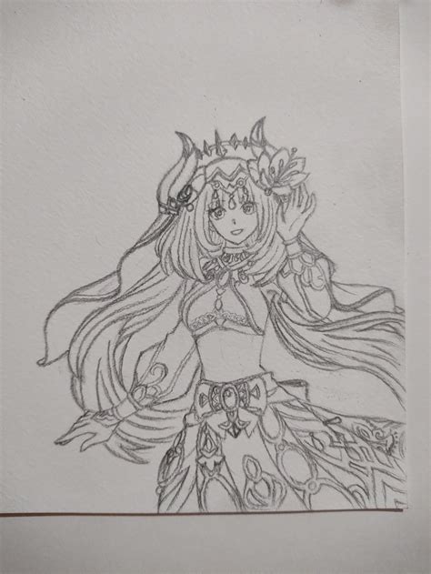 Tried Drawing Nilou Genshin Impact Hoyolab