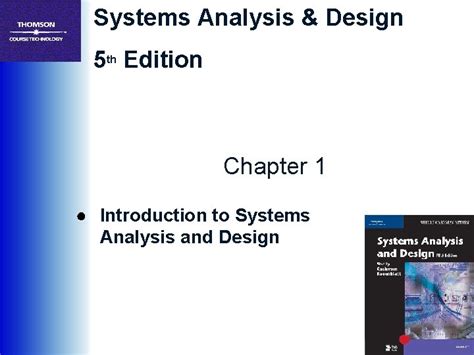 systems analysis design 5 th edition chapter 1