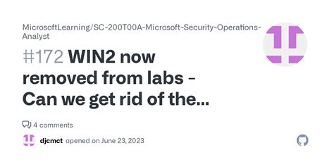 WIN Now Removed From Labs Can We Get Rid Of The VM Issue MicrosoftLearning SC