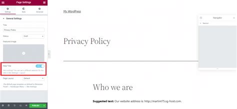 How To Hide The Title Of A Page In Wordpress Inbound Blogging