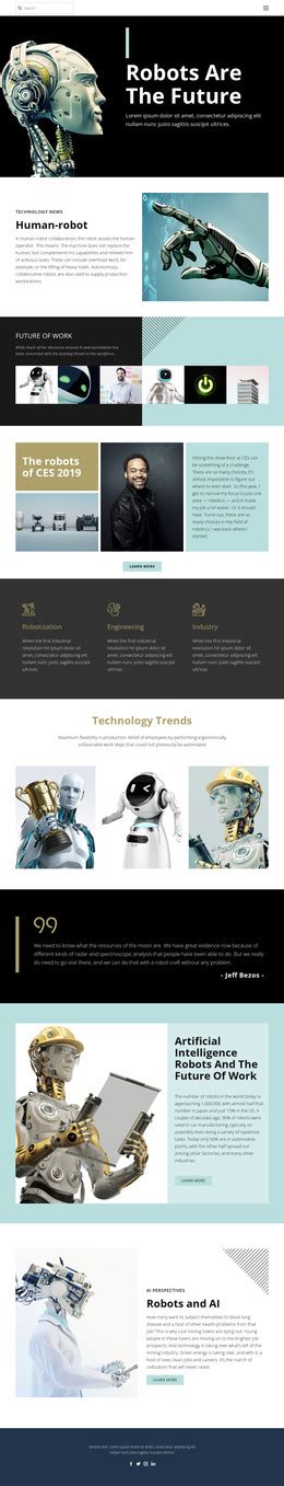 Technology HTML Templates Nicepage